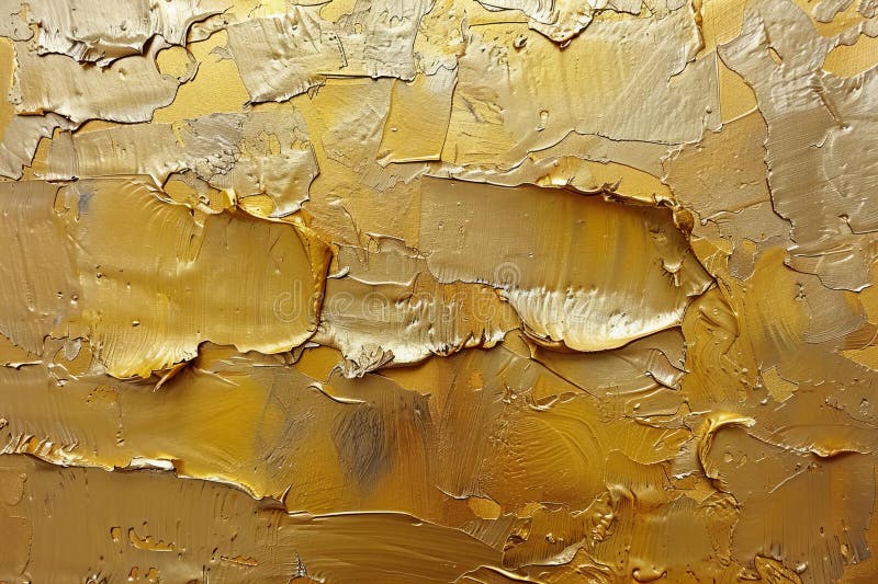 Closeup Image of an Old Gold Paint Effect, High Quality, High ...