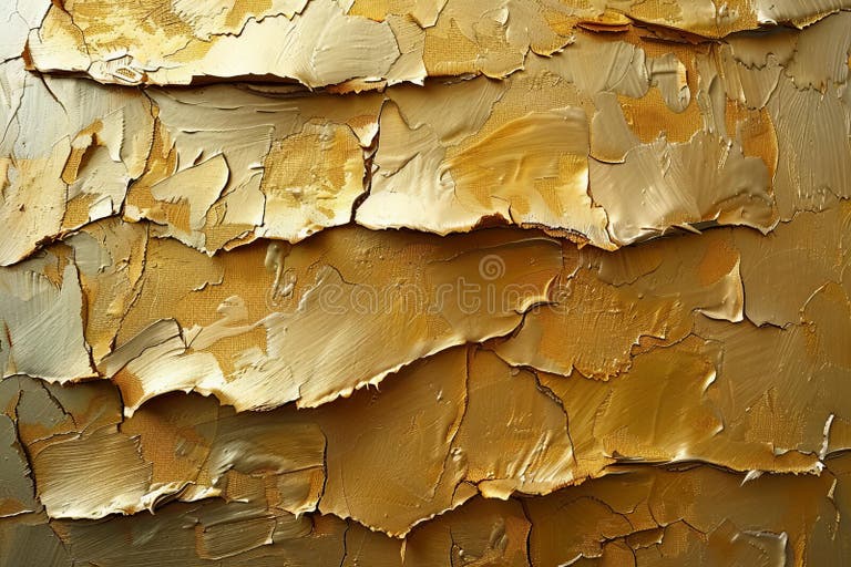Closeup Image of an Old Gold Paint Effect, High Quality, High ...