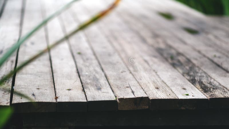 An Old Wooden Terrace in the Outdoors Background and Texture Stock ...