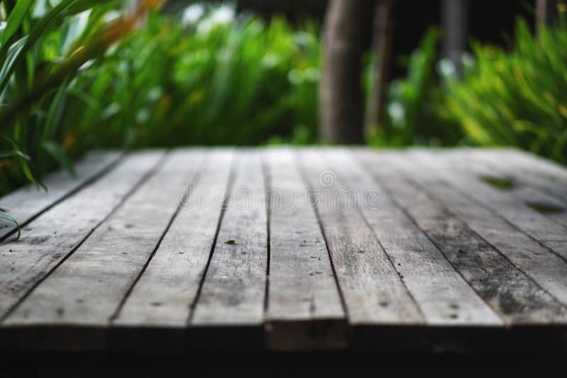 An Old Wooden Terrace in the Outdoors Background and Texture Stock ...