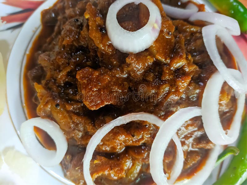 Closeup Image of Spicy Beef Curry Stock Photo - Image of fish, food ...