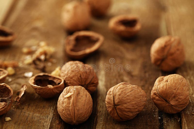 Walnut stock image. Image of yellow, walnut, macro, shelled - 13634665