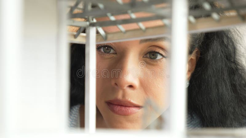 Closeup Image of Young Architect Inspect House Model Construction ...