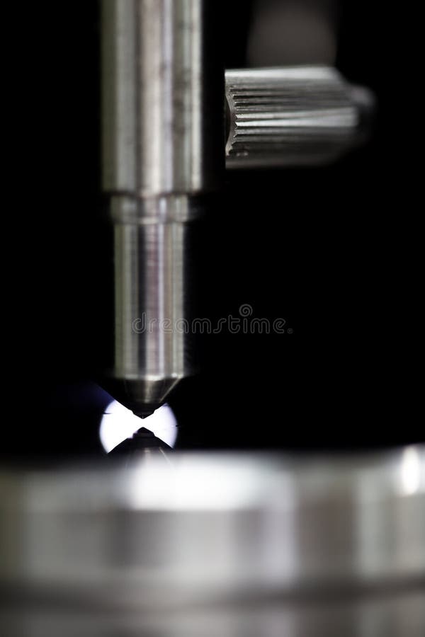 Hardness Test with Standard Block Stock Photo - Image of measure ...