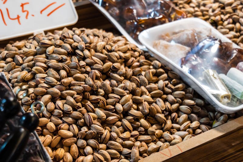 Closeup of Indian Walnut in the Market Stock Photo - Image of walnut ...