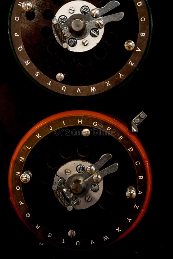 Closeup of Indicator Dials from the Famous Bombe Machine at Bletchley ...