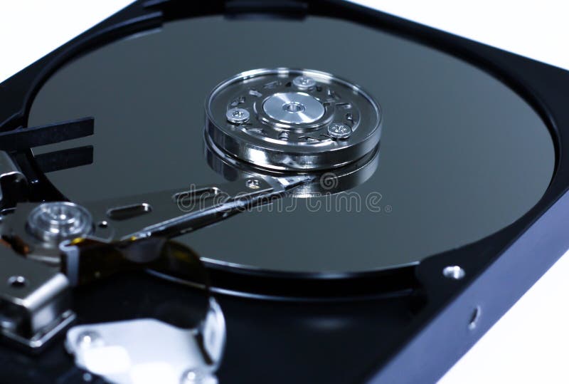 Closeup the Inside Hard Drives Stock Photo - Image of disk, backup ...