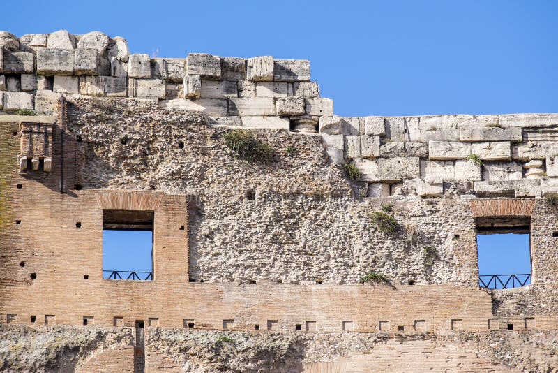 Inside the Colosseum, Rome, Italy Stock Image - Image of architecture ...