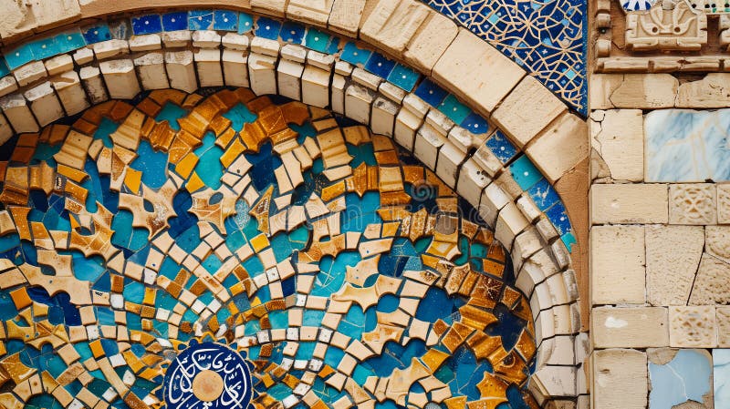 Closeup of Intricate Geometric Patterns and Texture Featuring ...