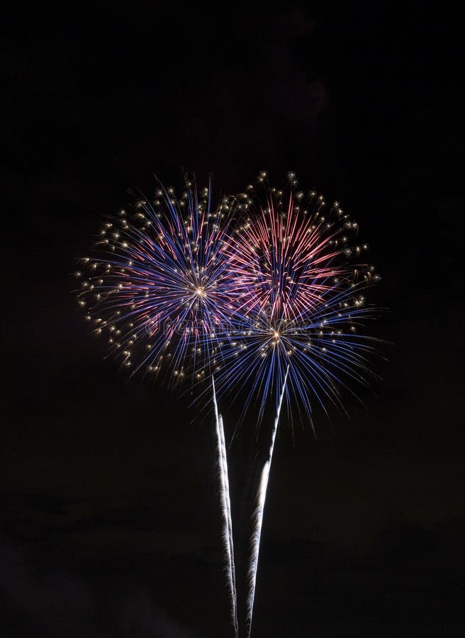 Closeup of Isolated Fireworks for Compositing Stock Image - Image of ...
