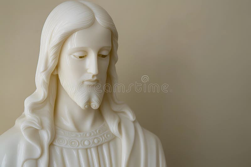 Closeup of Jesus Statue stock photo. Image of godly - 372399780