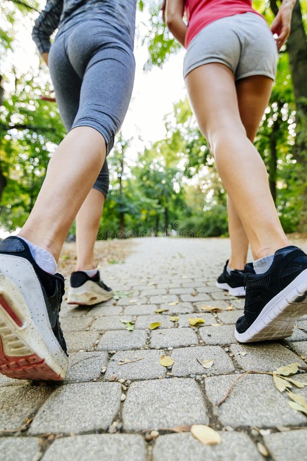 Closeup of joggers` feet stock photo. Image of healthy - 133547248