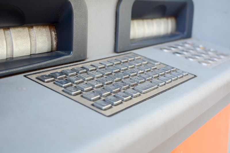A Closeup of an Italian Atm Stock Photo - Image of payment, number ...