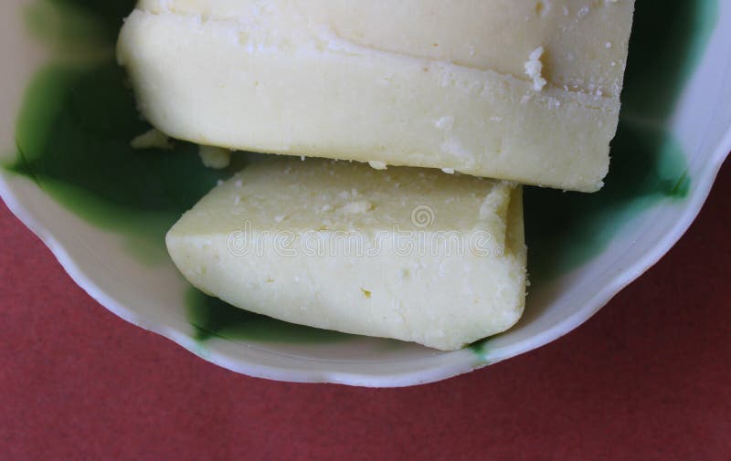 Closeup of Khoya in a bowl stock image. Image of dairy - 238510287