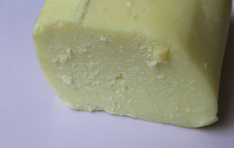 Closeup of Khoya on a White Background Stock Photo - Image of ...