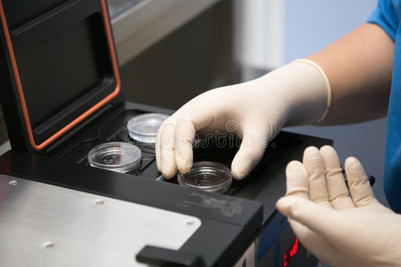 Closeup of Lab Equipment for Scientific Research with Fluids Stock ...