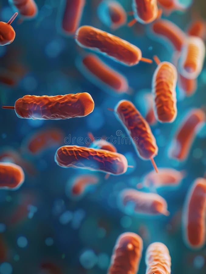 Closeup of a Lactobacillus Bacterium Capturing the Probiotic Properties ...