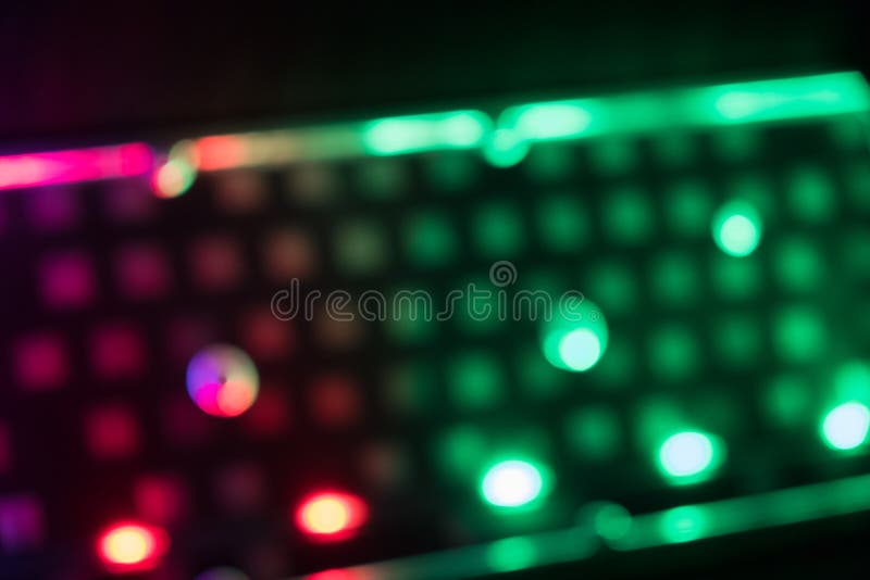 Closeup of Laptop Keyboard Illumination, Backlit Keyboard Stock Image ...