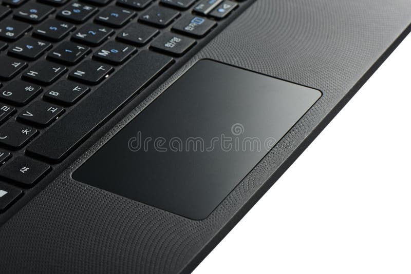 Laptop Keypad with Index Finger Pressing Enter Key Stock Image - Image ...