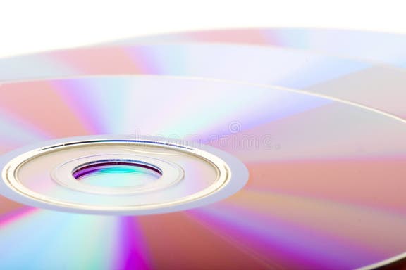 Closeup laser discs stock image. Image of storage, organization - 4226549