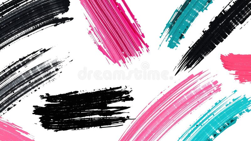 Closeup Lash Scribble Swatches Exquisite Texture and Precision in ...