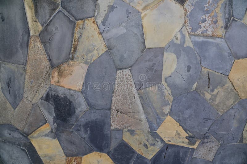 Layered Stone Wall Texture Background for Design and Decoration. Stock ...