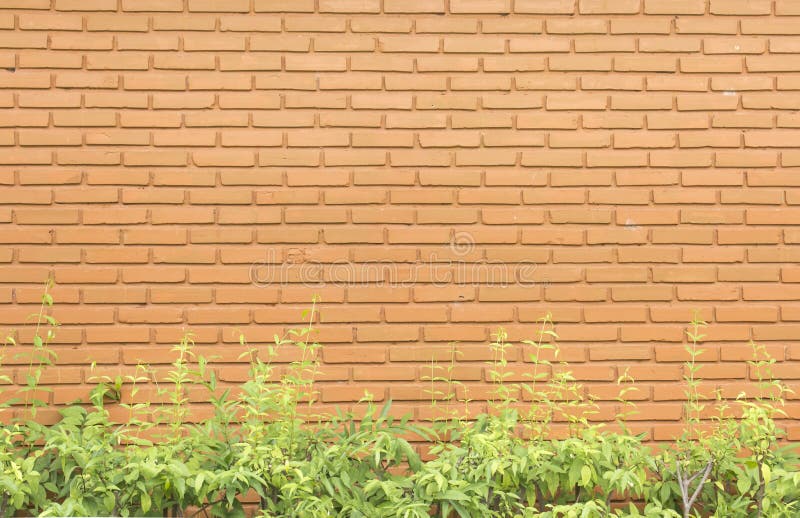 Half Built Brick Wall Background