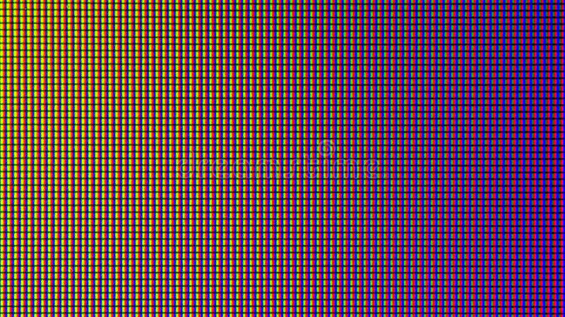 Closeup LED Bulb Diode from Computer Monitor Screen Display. Stock ...