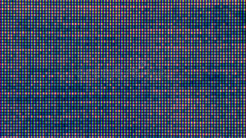 Closeup LED Bulb Diode from Computer Monitor Screen. Stock Photo ...