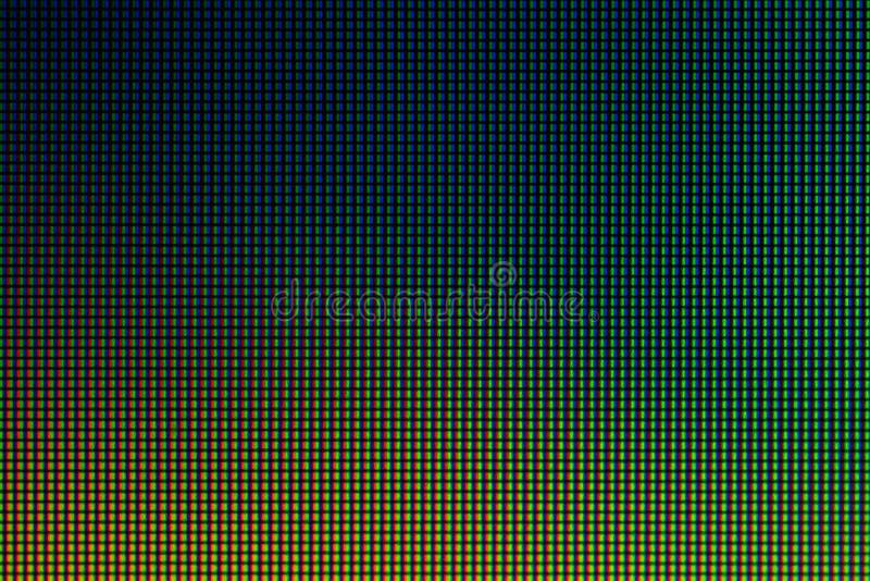Closeup LED Diode from LED Computer Monitor Screen Display Panel for ...