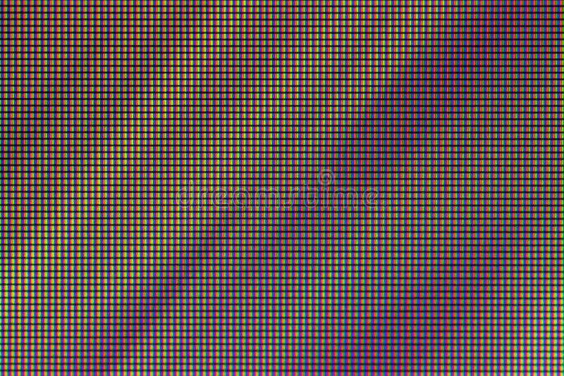 Closeup LED Diode from LED Computer Monitor Screen Display Panel for ...