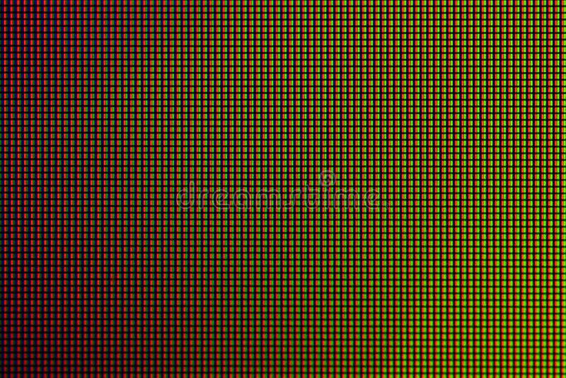 Closeup LED Diode from LED Computer Monitor Screen Display Panel for ...