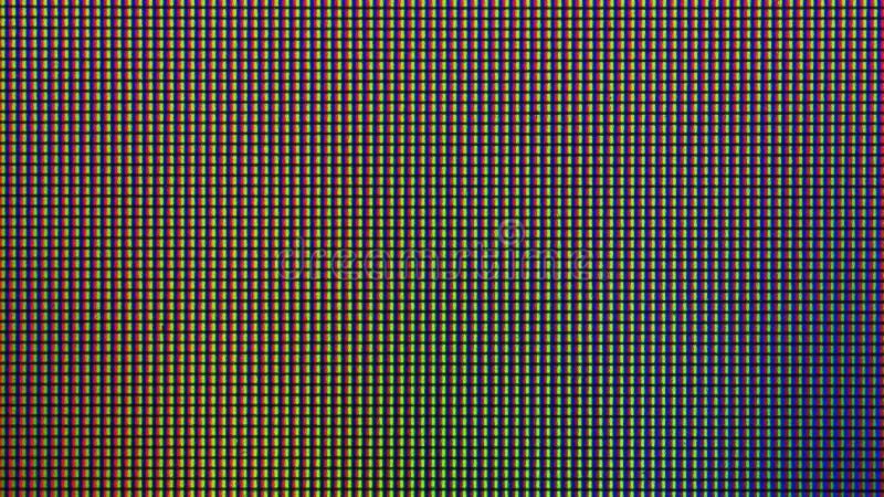 Closeup LED Diode from LED Computer Monitor Screen Display Panel for ...