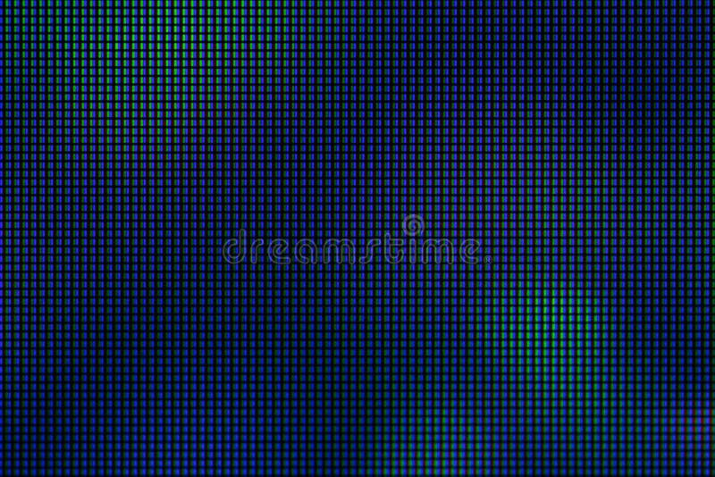 Closeup LED Diode from LED TV or LED Monitor Computer Screen Display ...
