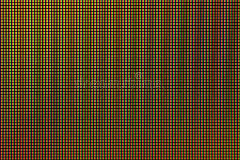 Closeup LED Diode from LED TV or LED Monitor Computer Screen Display ...