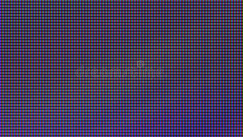 Closeup LED Diode from LED TV or LED Monitor Computer Screen Display ...