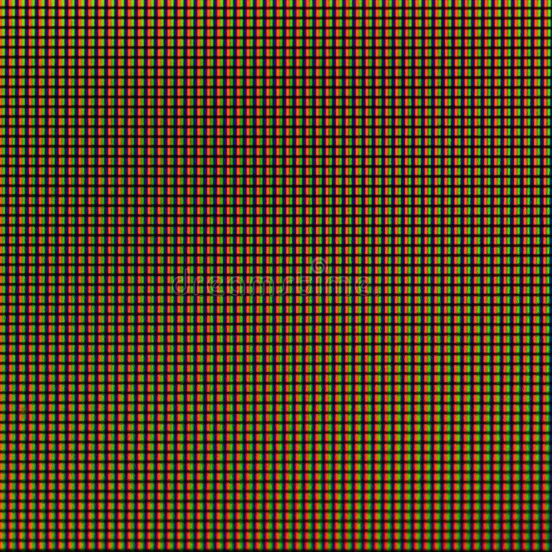 Closeup RGB Led Diode of LED TV and LED Monitor Screen Display Panel ...
