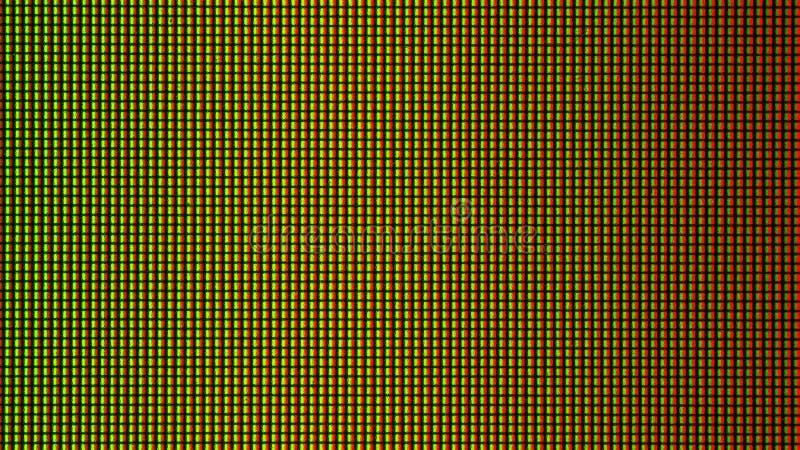 Closeup LED Lights Bulb Diode from Computer Monitor Screen. Stock Photo ...