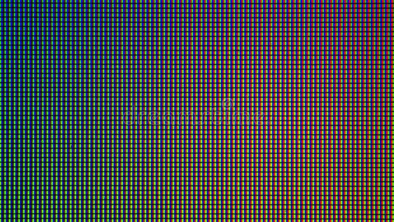 Closeup LED Lights Bulb Diode from Computer Monitor Screen. Stock Image ...