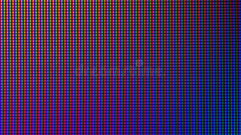 Closeup LED Lights Bulb Diode from Computer Monitor Screen. Stock Photo ...