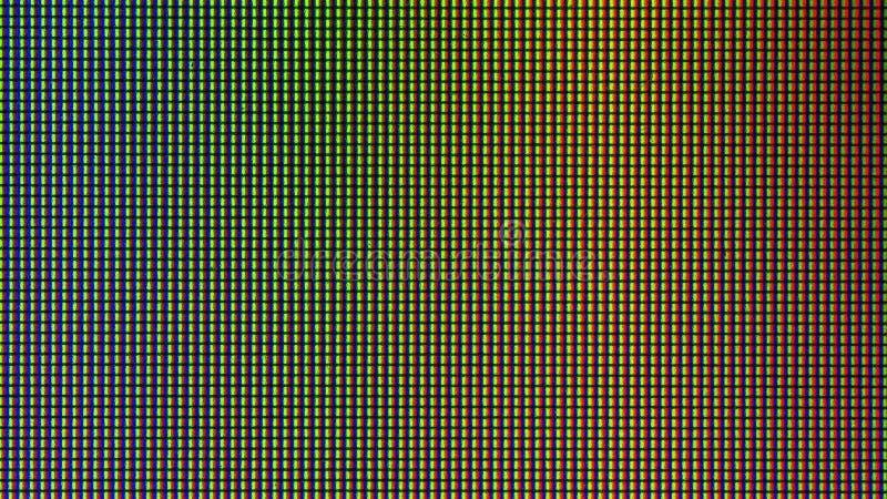 Closeup LED Lights Bulb Diode from Computer Monitor Screen. Stock Photo ...