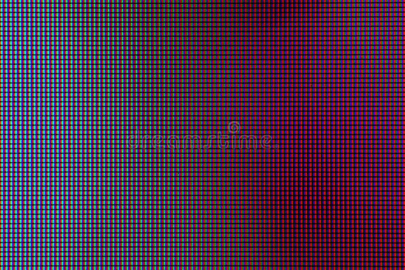 Closeup LED Lights Bulb Diode from Computer Monitor Screen Display ...