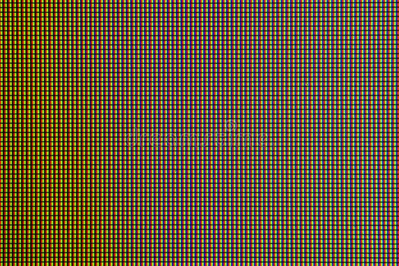 Closeup LED Lights Bulb Diode from Computer Monitor Screen Display ...