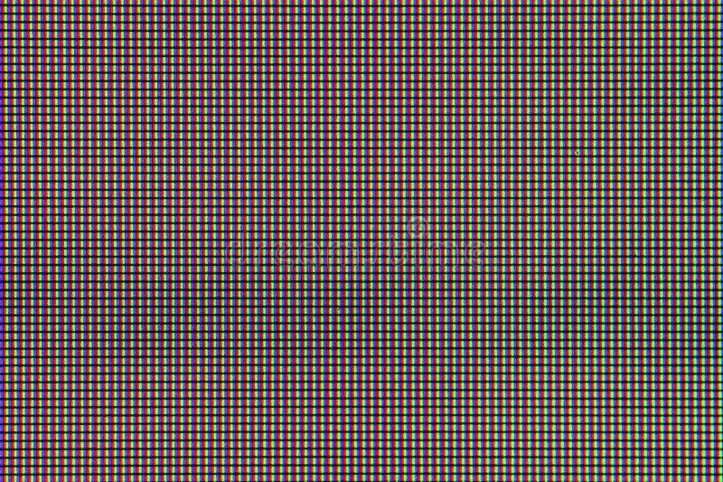 Closeup LED Lights Bulb Diode from Computer Monitor Screen Display ...