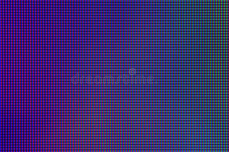 Closeup LED Lights Bulb Diode from Computer Monitor Screen. Stock Image ...