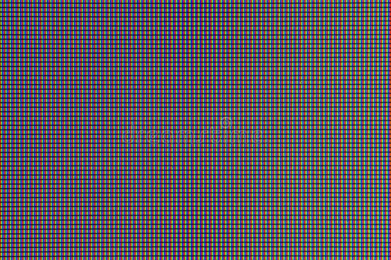 Closeup LED Lights Bulb Diode from Computer Monitor Screen. Stock Image ...