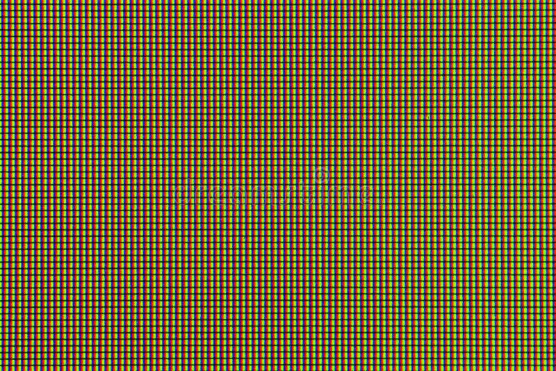 Closeup LED Lights Bulb Diode from Computer Monitor Screen. Stock Photo ...