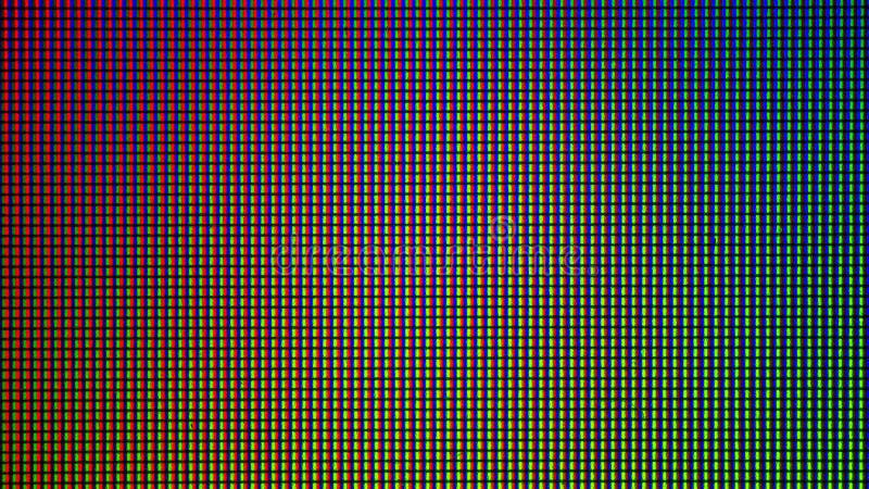 Closeup LED Lights Bulb Diode from Computer Monitor Screen. Stock Photo ...