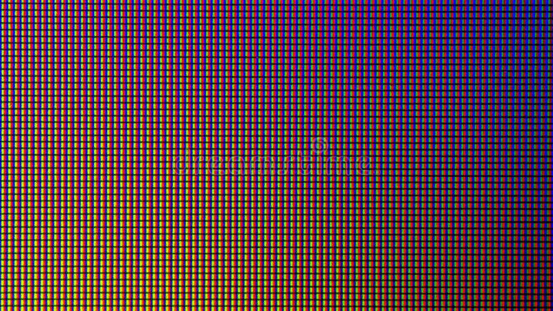 Closeup LED Lights Bulb Diode from Computer Monitor Screen. Stock Image ...