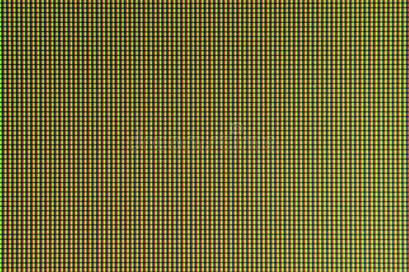 Closeup LED Lights Bulb Diode from Computer Monitor Screen. Stock Image ...